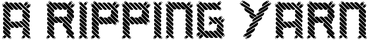 A Ripping Yarn Fonte | Visualizar