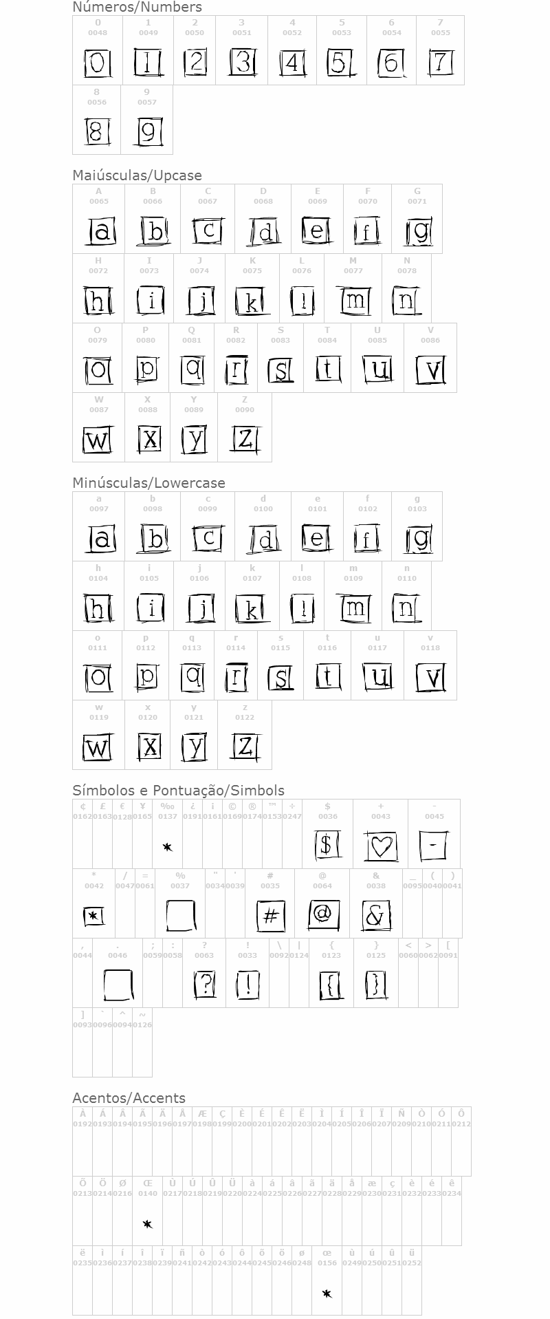 Alphabits Squared Fonte | Visualizar