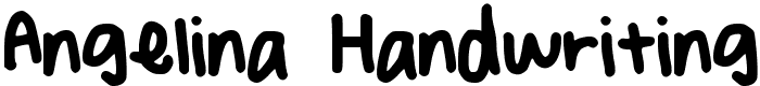 Angelina Handwriting Fonte | Visualizar
