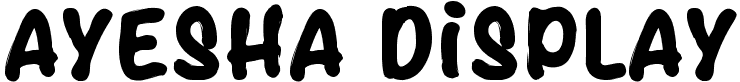 Ayesha Display Fonte | Visualizar