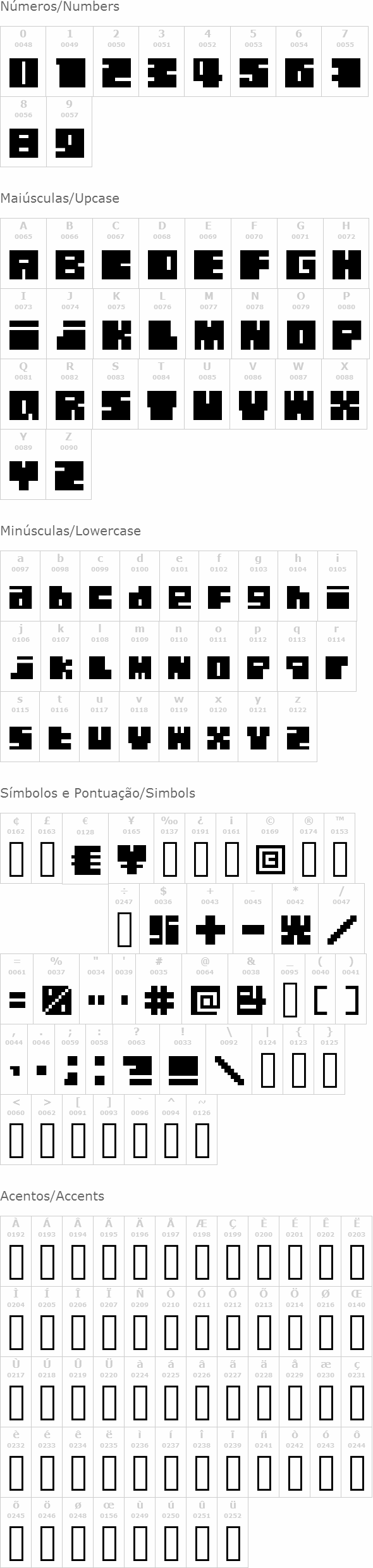 Blocks Fonte | Visualizar