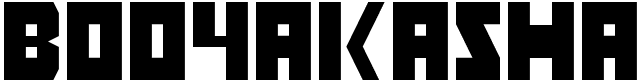 Booyakasha Fonte | Visualizar