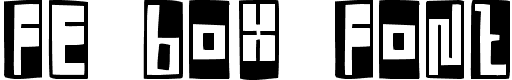 FE Box Font Fonte | Visualizar