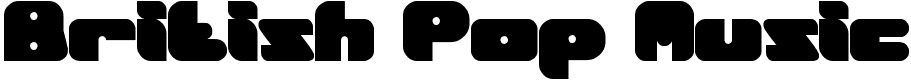 British Pop Music Fonte | Visualizar