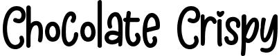Chocolate Crispy Fonte | Visualizar
