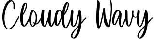 Cloudy Wavy Fonte | Visualizar