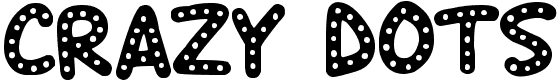 Crazy Dots Fonte | Visualizar