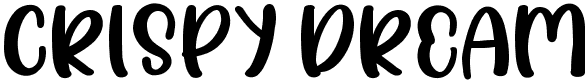 Crispy Dream Fonte | Visualizar