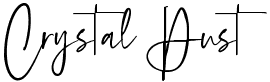 Crystal Dust Fonte | Visualizar