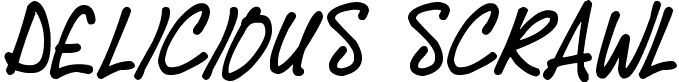 Delicious Scrawl Fonte | Visualizar