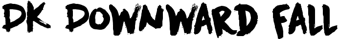 DK Downward Fall Fonte | Visualizar