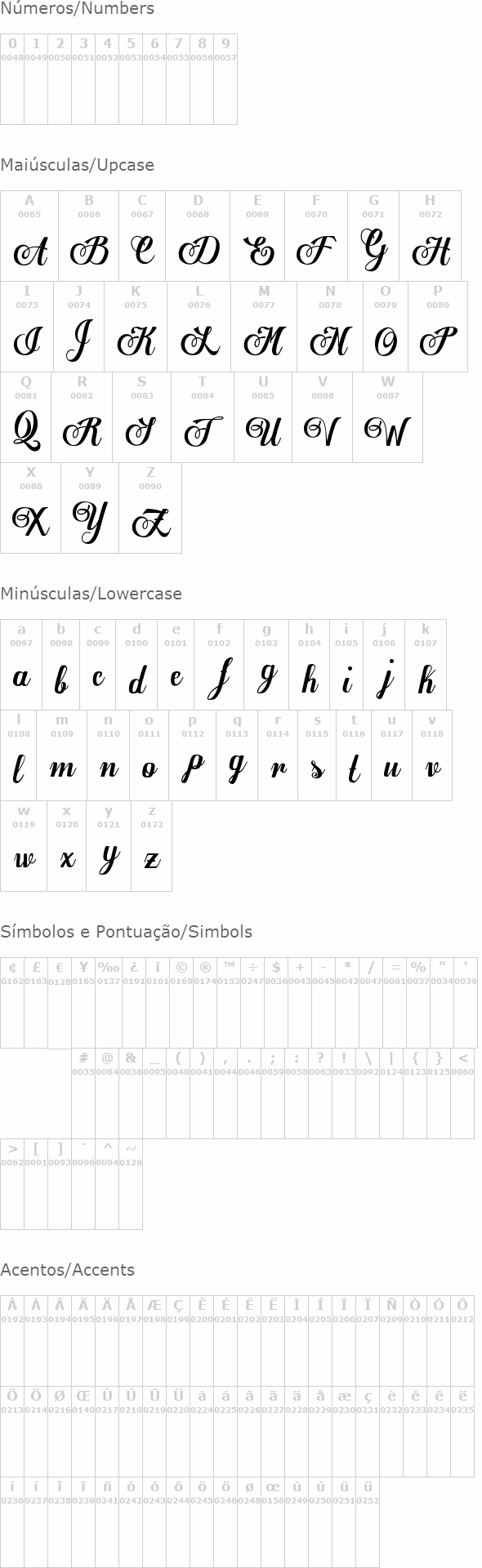 Egregio Script Fonte | Visualizar