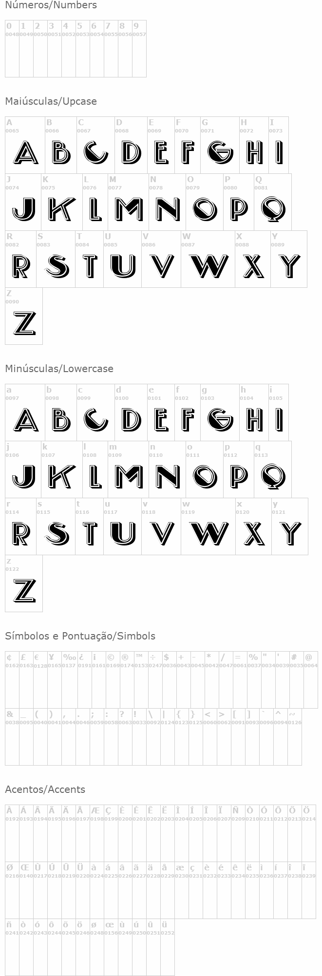 Excessive Fonte Visualizar