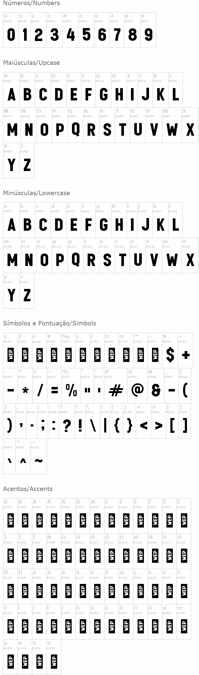 f Finish Fonte | Visualizar