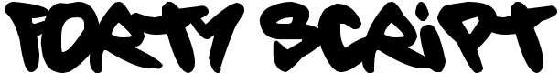 Forty Script Fonte | Visualizar