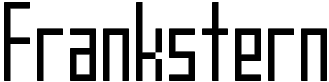 Frankstern Fonte | Visualizar