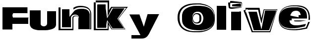 Funky Olive Fonte | Visualizar