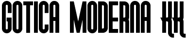 Gotica Moderna KK Fonte | Visualizar