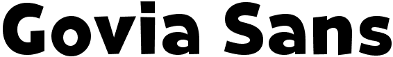 Govia Sans Fonte | Visualizar