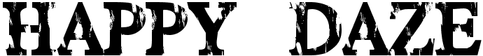 Happy Daze Fonte | Visualizar