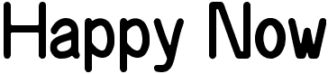 Happy Now Fonte | Visualizar