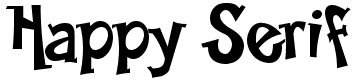 Happy Serif Fonte | Visualizar