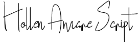 Hollen Amare Script Fonte | Visualizar