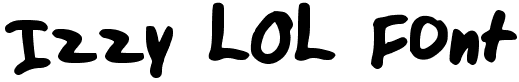 Izzy LOL Font Fonte | Visualizar
