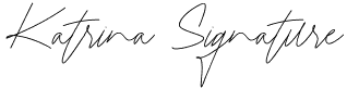 Katrina Signature Fonte | Visualizar