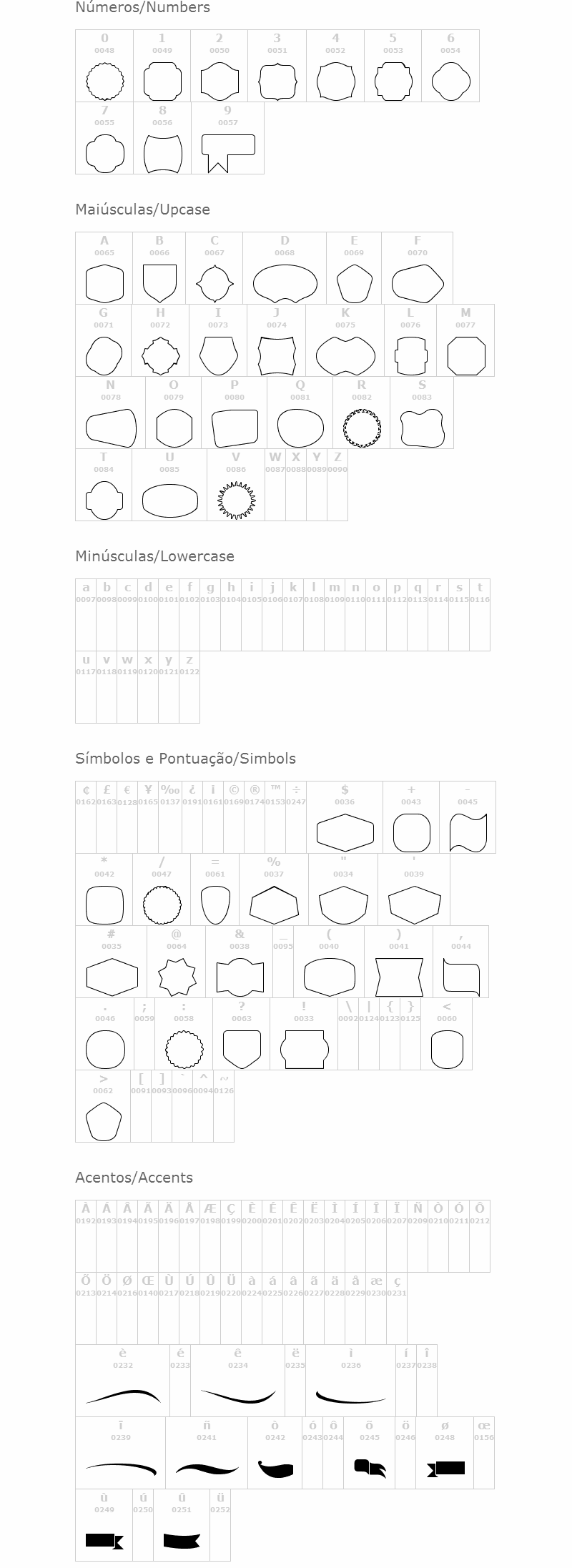 Label Pro XL Border Fonte | Visualizar