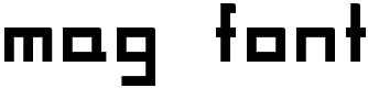 Mag Font Fonte | Visualizar