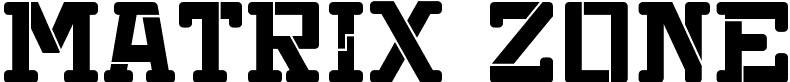 Matrix Zone Fonte | Visualizar