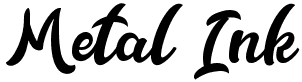 Metal Ink Fonte | Visualizar