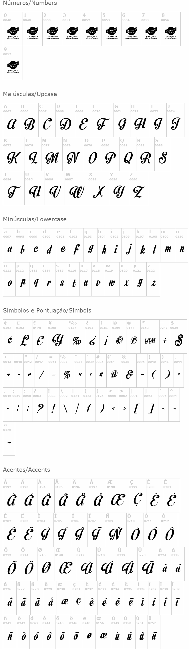 Motion Picture Fonte | Visualizar