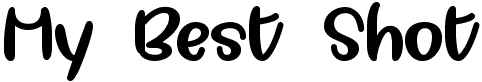 My Best Shot Fonte | Visualizar