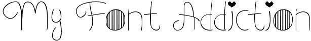 My Font Addiction Fonte | Visualizar