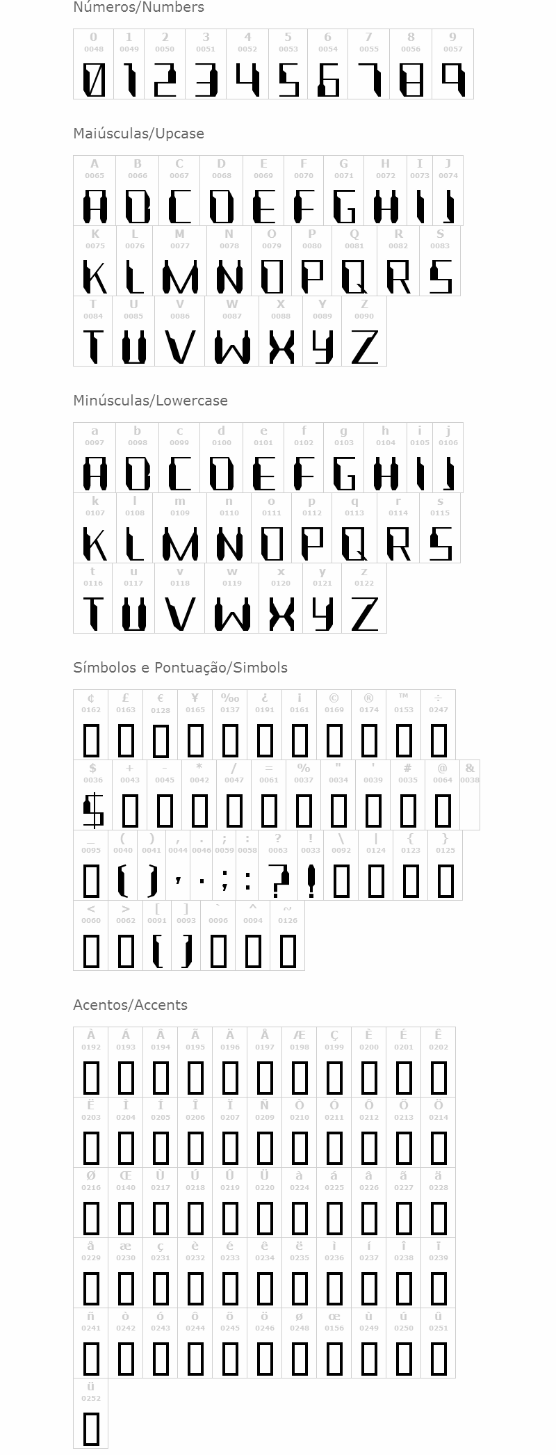 Nanonaut Fonte | Visualizar