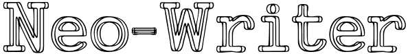 Neo-Writer Fonte | Visualizar