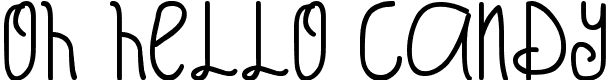 Oh Hello Candy Fonte | Visualizar