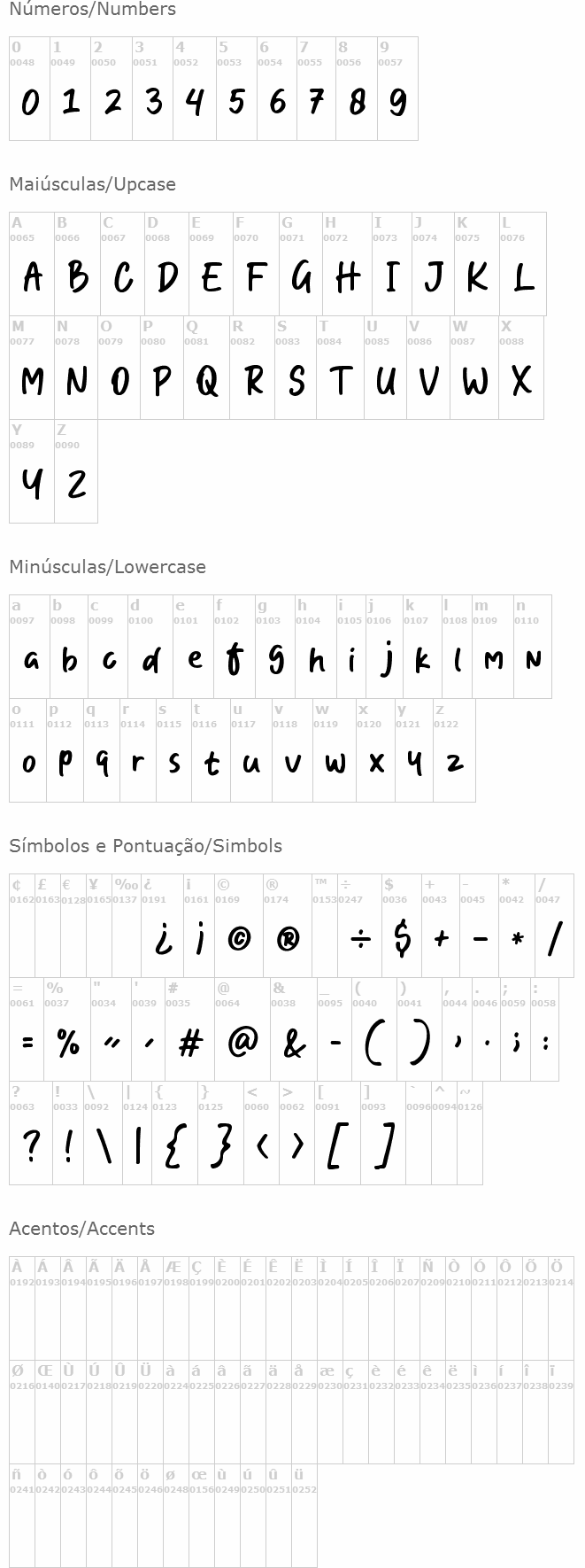 One Crayon Fonte | Visualizar