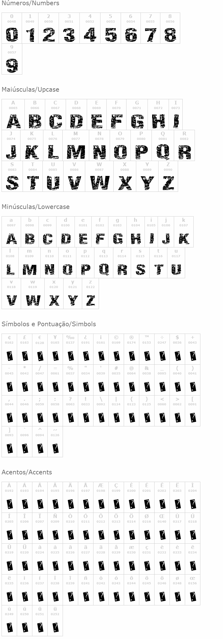 Paint Scratch Fonte | Visualizar