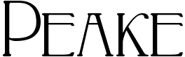 Peake Fonte | Visualizar