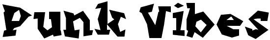 Punk Vibes Fonte | Visualizar