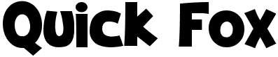 Quick Fox Fonte | Visualizar