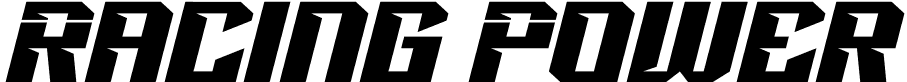 Racing Power Fonte | Visualizar