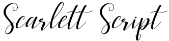 Scarlett Script Fonte | Visualizar