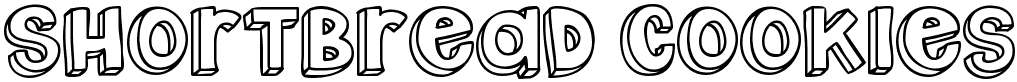 Shortbread Cookies Fonte | Visualizar