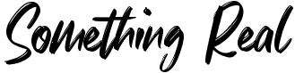 Something Real Fonte | Visualizar