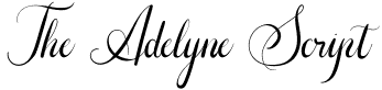 The Adelyne Script Fonte | Visualizar