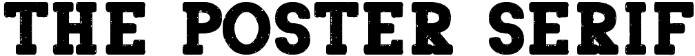 The Poster Serif Fonte | Visualizar
